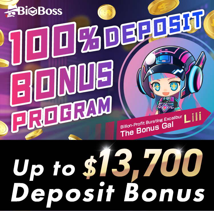 BigBoss - Trade Forex on up to 2222 Leverage and CFD